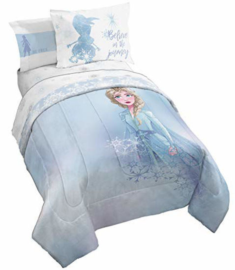 GetUSCart- Jay Franco Disney Frozen 2 Elsa Color Block 5 Piece Twin Bed ...