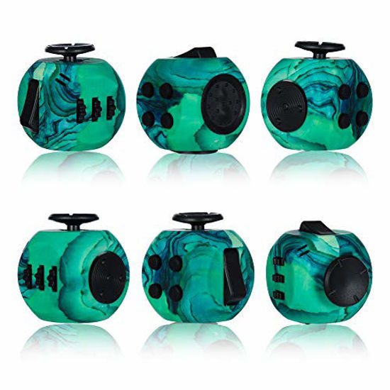 GetUSCart- FIDGET DICE 6 Sides Fidget Toys Cube Relieves Stress and ...