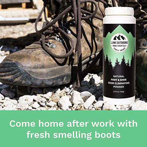 GetUSCart- Natural Foot Powder Deodorizer & Shoe Odor Eliminator - Talc ...
