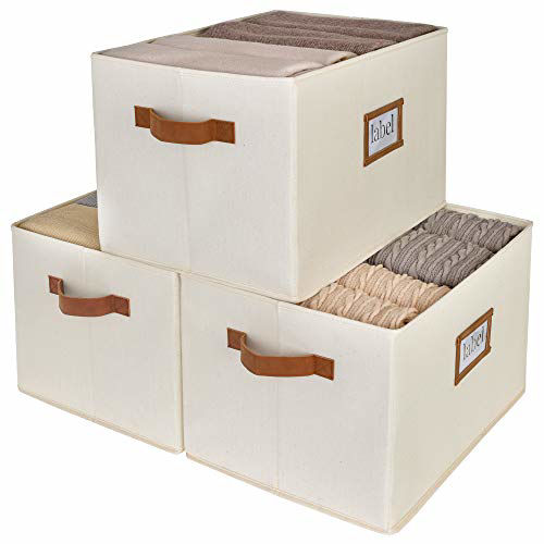 GetUSCart- StorageWorks Decorative Storage Bins for Shelves, Closet ...