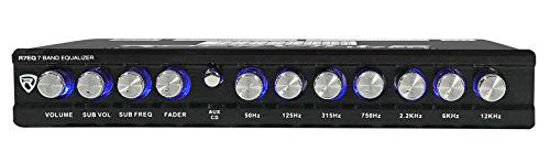 GetUSCart- Rockville R7EQ 1/2 Din 7 Band Car Audio Equalizer EQ w/Front ...