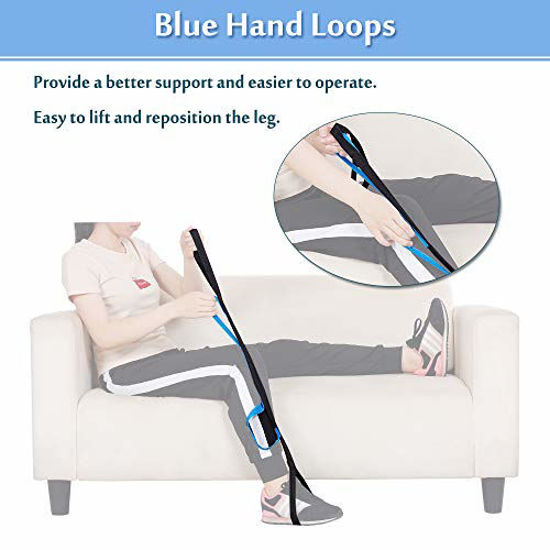GetUSCart- Leg Lifter Strap Rigid Foot Lifter & Hand Grip - Elderly ...