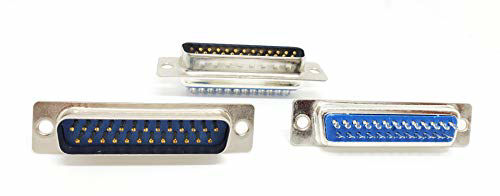 GetUSCart- Connectors Pro PC Accessories DB25 Male D-Sub Solder Cup Connector, 25-Pack