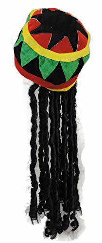 GetUSCart- Rasta Dreadlock Reggae Jamaican Hat