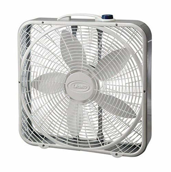 GetUSCart- Lasko 3733 Box Fan, 3-Speed, 20-Inch, White