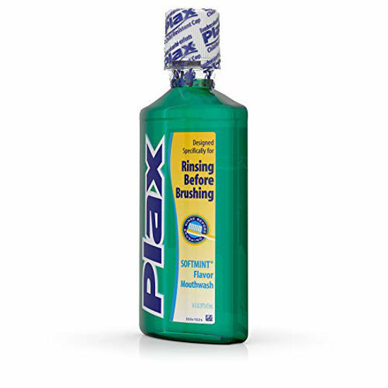 GetUSCart- Plax Advanced Formula Plaque Lossening Rinse, Soft Mint, 16 ...