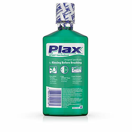 GetUSCart- Plax Advanced Formula Plaque Lossening Rinse, Soft Mint, 16 ...