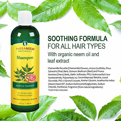 GetUSCart- TheraNeem Gentle Therap Shampoo | Soothing Formula w/Organic ...