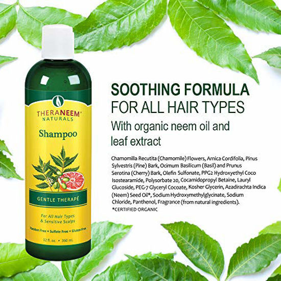 GetUSCart- TheraNeem Gentle Therap Shampoo | Soothing Formula w/Organic ...