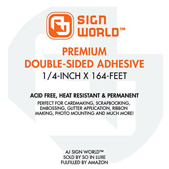 GetUSCart- AJ Sign World Best 1/4" Ultra-Thin Permanent Double-Sided ...