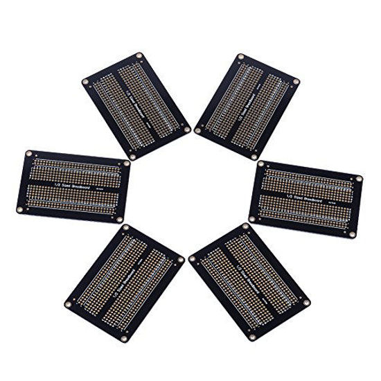 GetUSCart- Cylewet 6Pcs Solderable Half-Sized Breadboard PCB Proto ...