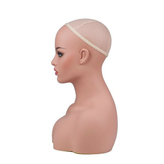 GetUSCart- L7 Mannequin Life Size PVC Manikin Head with Shoulders ...