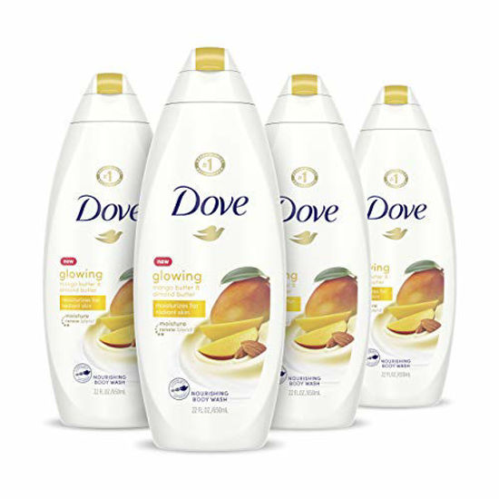 GetUSCart- Dove Glowing Body Wash Moisturizes for Radiant Skin Mango ...