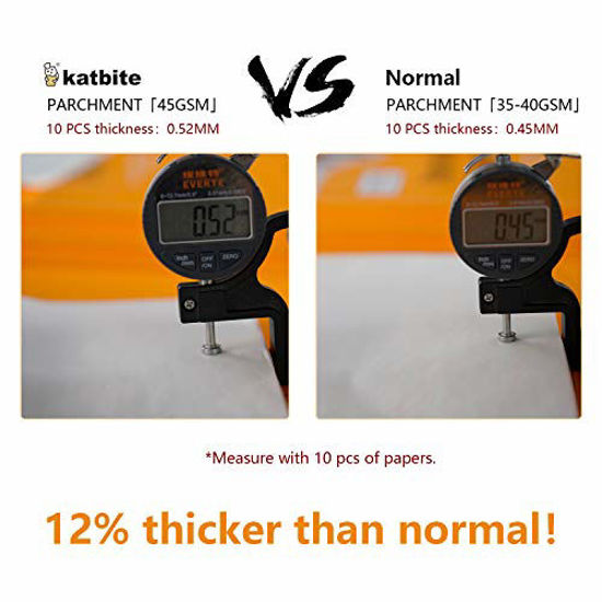 GetUSCart- Katbite Round Patty Paper 400, 4 Inch, 5"6"7"8"9"10"12 ...