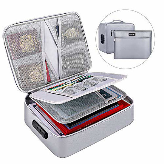 GetUSCart- ENGPOW File Storage Bags,Fireproof Document Organizer Bag ...