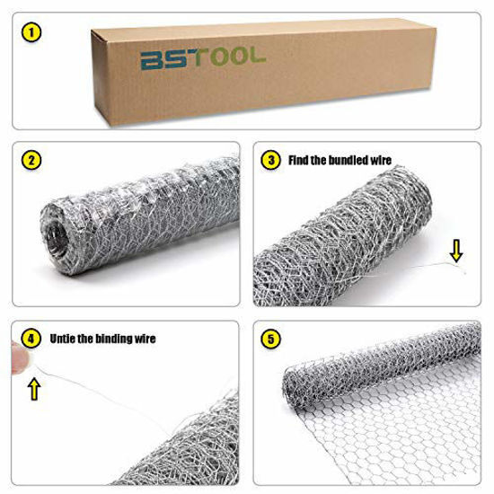 GetUSCart- BSTOOL Chicken Wire Net for Craft Projects,3 Sheets ...