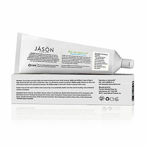 GetUSCart- Jason Sea Fresh Strengthening Fluoride-Free Toothpaste, Deep ...