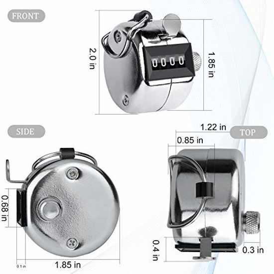 GetUSCart- KTRIO Metal Hand Tally Counter 4-Digit Tally Counters ...