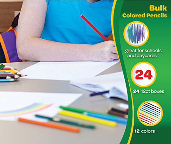 GetUSCart- Crayola Bulk Colored Pencils, Pre-sharpened, Back to School ...