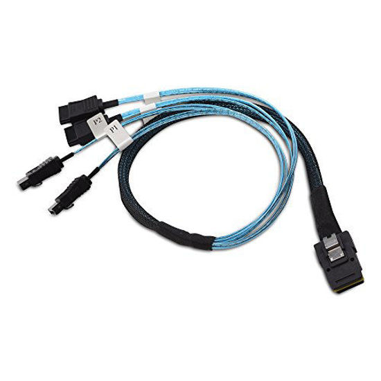 GetUSCart- Cable Matters Internal Mini SAS to SATA Cable (SFF-8087 to ...