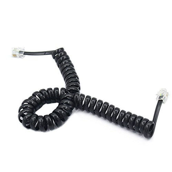 GetUSCart- SINCODA 5 Pack 6Ft Modular Coiled Telephone Handset Cord for ...