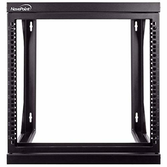 GetUSCart- NavePoint 9U Wall Mount IT Open Frame 19 Inch Rack with ...