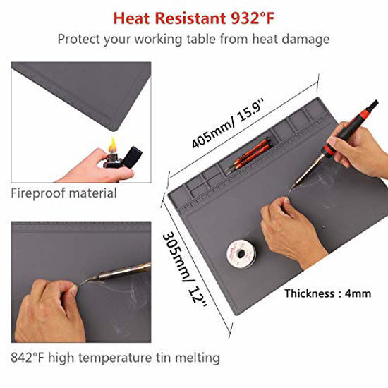 GetUSCart- Anti-Static Mat ESD Safe for Electronic Includes ESD ...