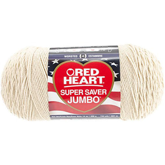 GetUSCart- Red Heart Super Saver Jumbo Yarn, Buff