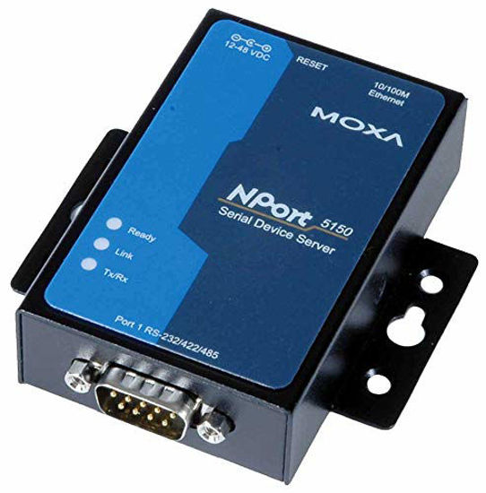 GetUSCart- Moxa Device Server NPort 5150, 1-Port RS-232/422/485 Device Server, 0 to 55°C ...