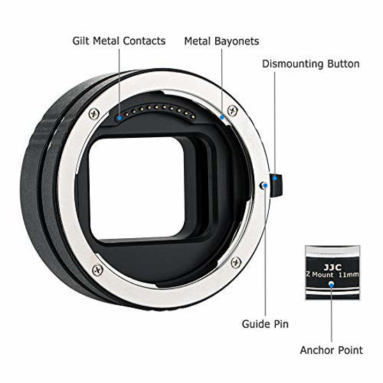 GetUSCart- JJC Z Mount Auto Focus Macro Extension Tube Set for Nikon ...