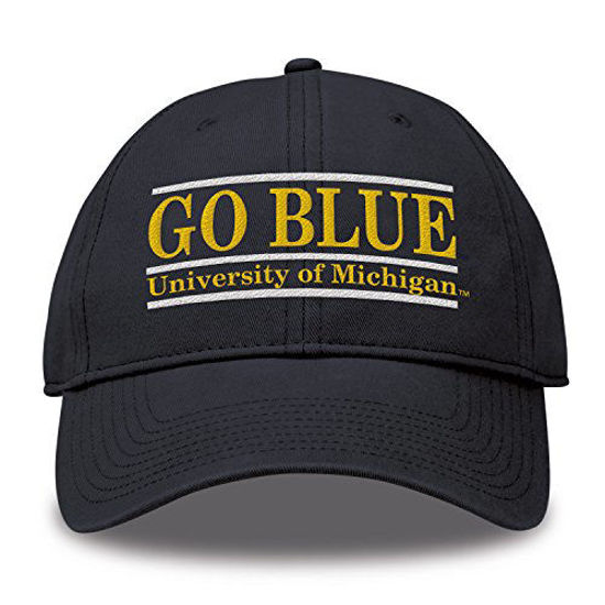GetUSCart- The Game NCAA Michigan Wolverines Bar Design Twill Hat, Navy ...