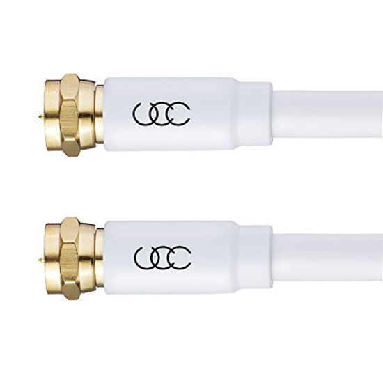 GetUSCart- Coaxial Cable Triple Shielded CL3 in-Wall Rated Gold Plated ...