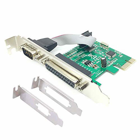 GetUSCart- PCIe Combo Serial Parallel Expansion Card PCI Express to ...