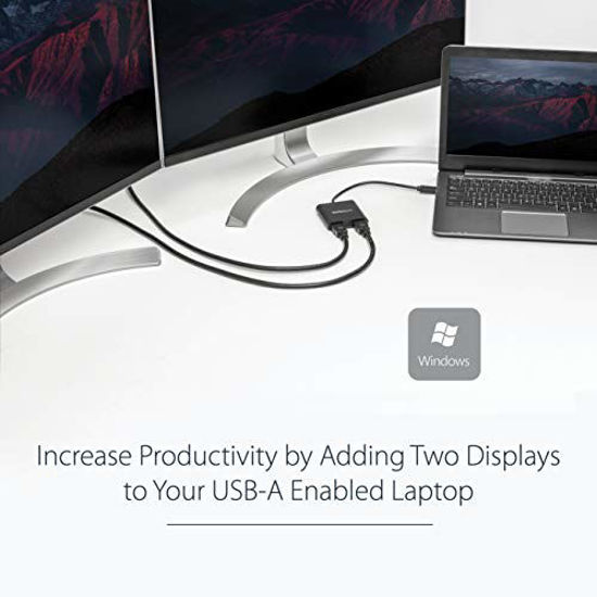 GetUSCart- StarTech.com USB 3.0 to Dual HDMI Adapter - 4K 30Hz ...