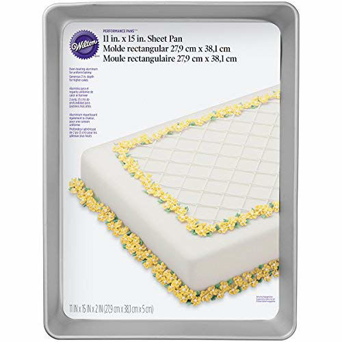 GetUSCart- Wilton Performance Pans Aluminum Medium Sheet Cake Pan, 11 x ...