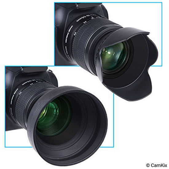 GetUSCart- Camera Lens Hoods - Rubber (Collapsible) + Tulip Flower ...