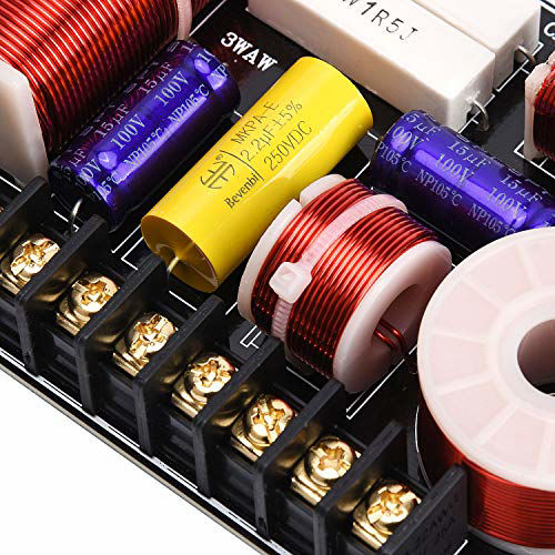 GetUSCart- 3 Way Frequency Divider 200W HiFi Audio Speaker Treble ...
