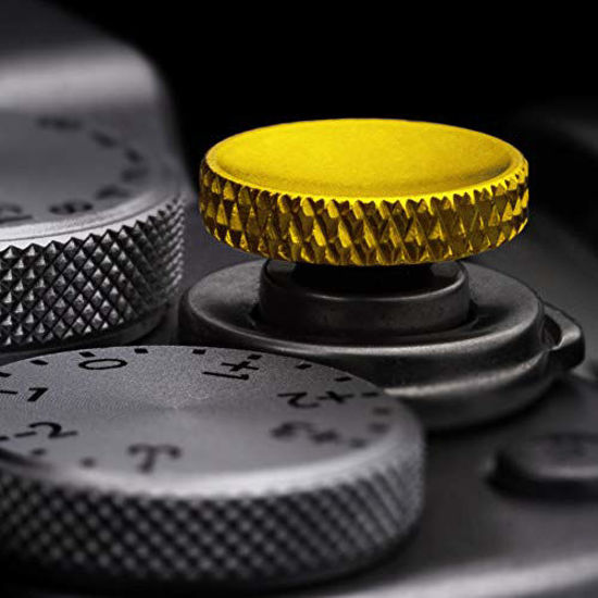 GetUSCart- Camera Shutter Button (2 Pack/Gold) Upscale and Delicate Soft Shutter Release Button