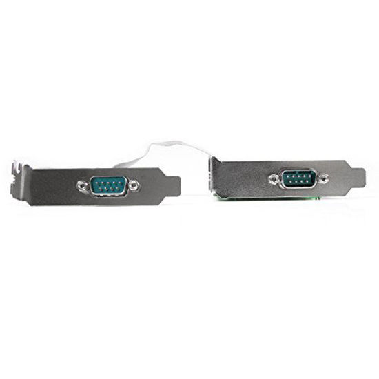 GetUSCart- StarTech.com 2 Port Low Profile Native RS232 PCI Express ...
