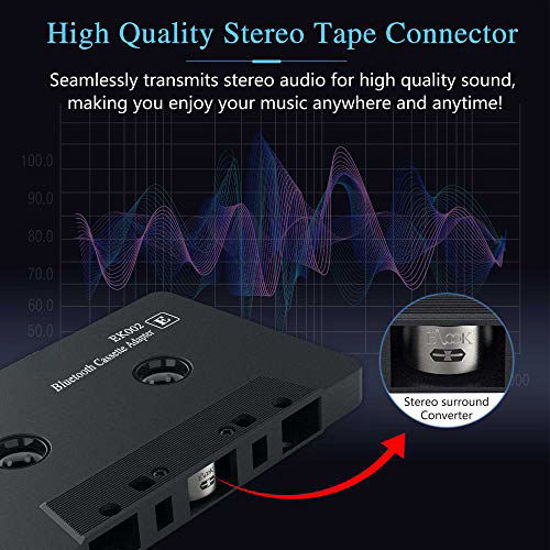 GetUSCart- Car Cassette Audio Receiver, Bluetooth Cassette Tape Adapter ...