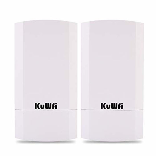 GetUSCart- KuWFi 2-Pack 300Mbps Wireless Outdoor CPE Kit Point-to-Point ...