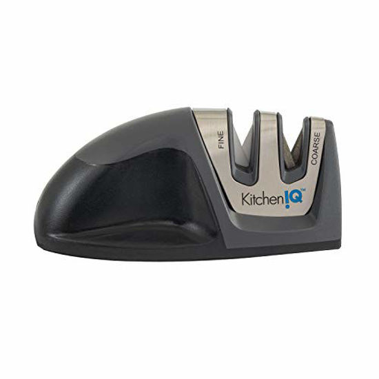 GetUSCart- Kitchen IQ Sharpener, Black