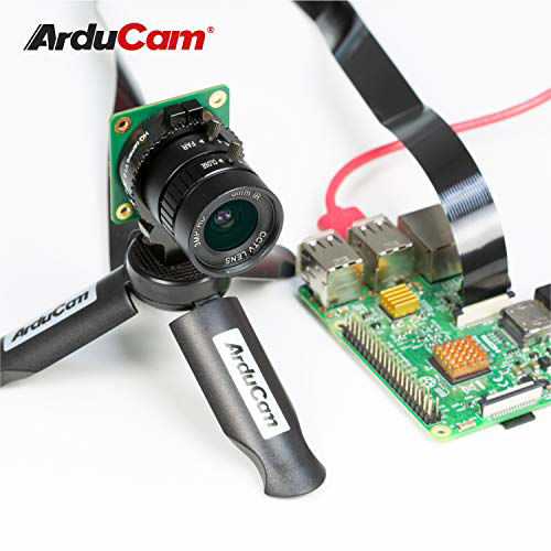 GetUSCart- Arducam Lens for Raspberry Pi HQ Camera, Wide Angle CS-Mount Lens, 6mm Focal Length ...