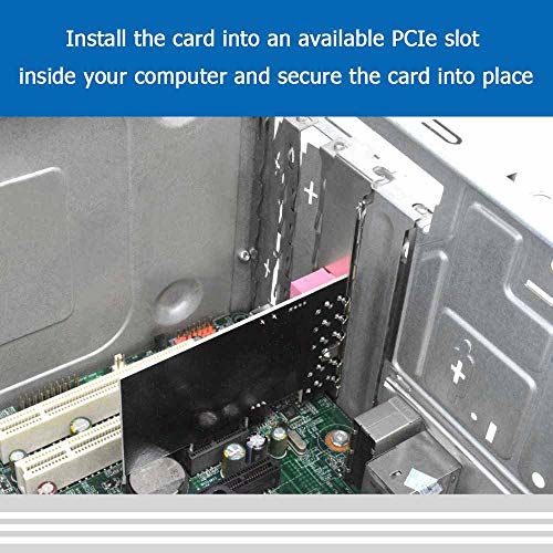 GetUSCart- GODSHARK PCIe Sound Card, 5.1 Internal Sound Card for PC ...