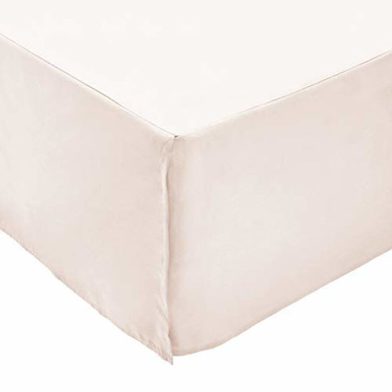 GetUSCart- AmazonBasics Pleated Bed Skirt - Full, Blush Pink