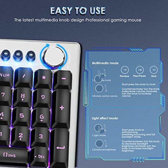 GetUSCart- Beastron RGB Backlit Gaming Keyboard with Mouse Combo and ...