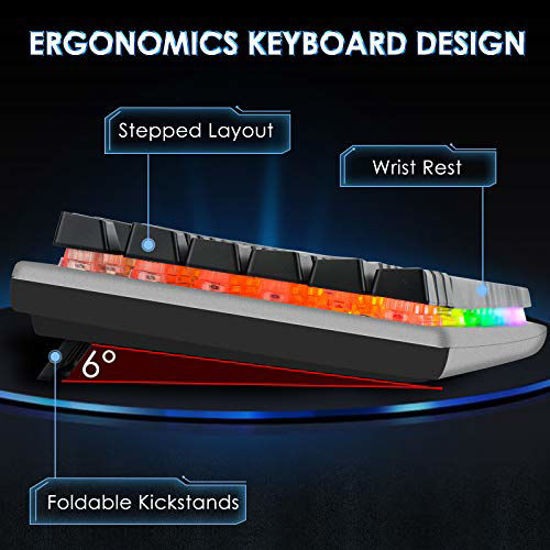 GetUSCart- Beastron RGB Backlit Gaming Keyboard with Mouse Combo and ...