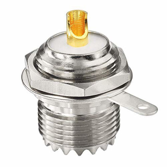 GetUSCart- wlaniot SO239 Bulkhead Connector UHF Female Nut Bulkhead ...
