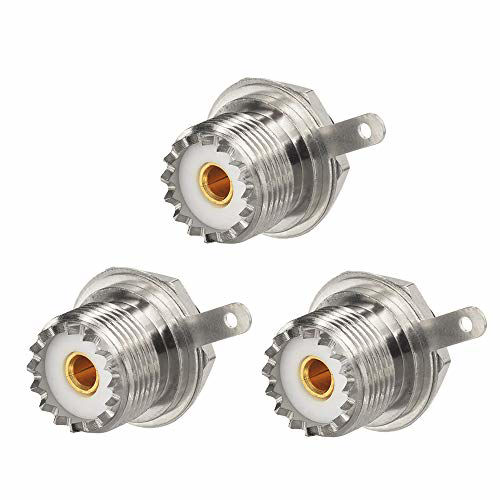 GetUSCart- wlaniot SO239 Bulkhead Connector UHF Female Nut Bulkhead ...