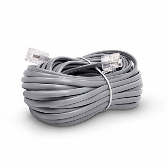 GetUSCart- Phone Line Cord 25 Feet - Modular Telephone Extension Cord ...